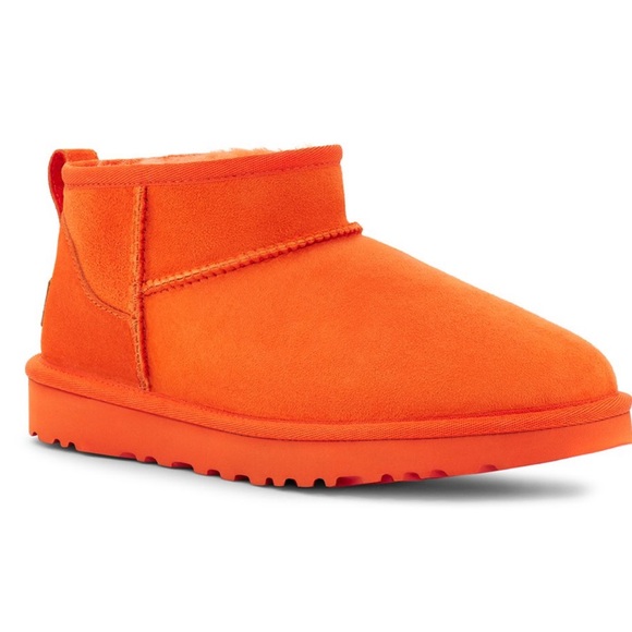UGG | Shoes | Ugg Orange Soda Classic Ultra Mini Suede Boot | Poshmark